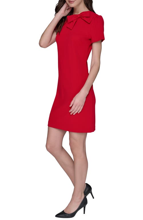 KARL LAGERFELD PARIS Karl Lagerfeld Paris Bow Accent Sheath Dress